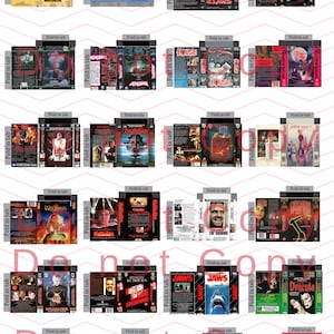 Horror Vintage VHS 1:12 or 1 6 Scale Dollhouse/diorama/miniature ...
