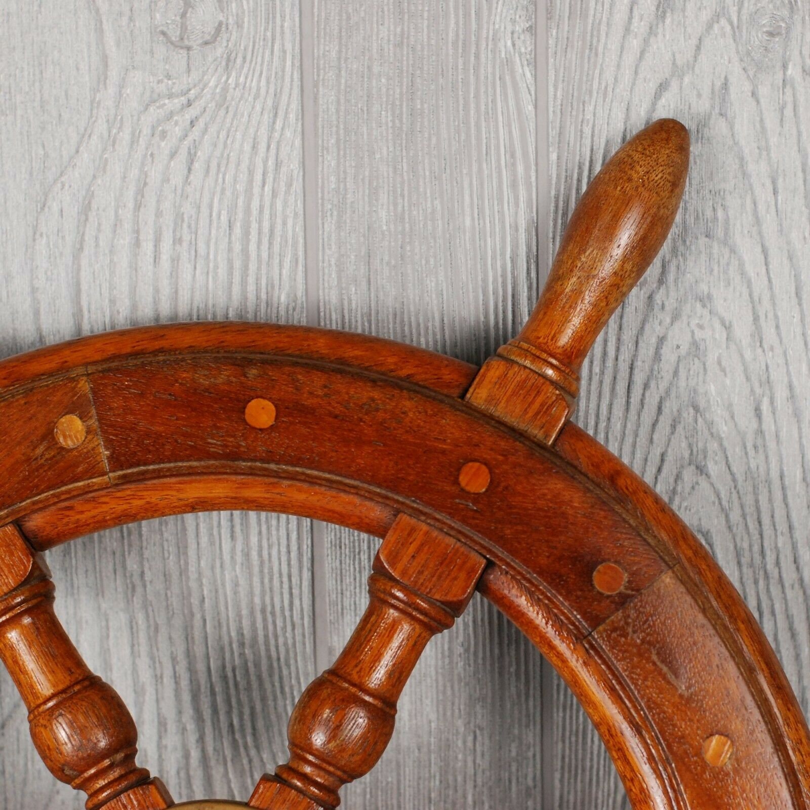 Antique salvaged Helm Wheel Ship wheel 24 Mahogany Helms | Etsy