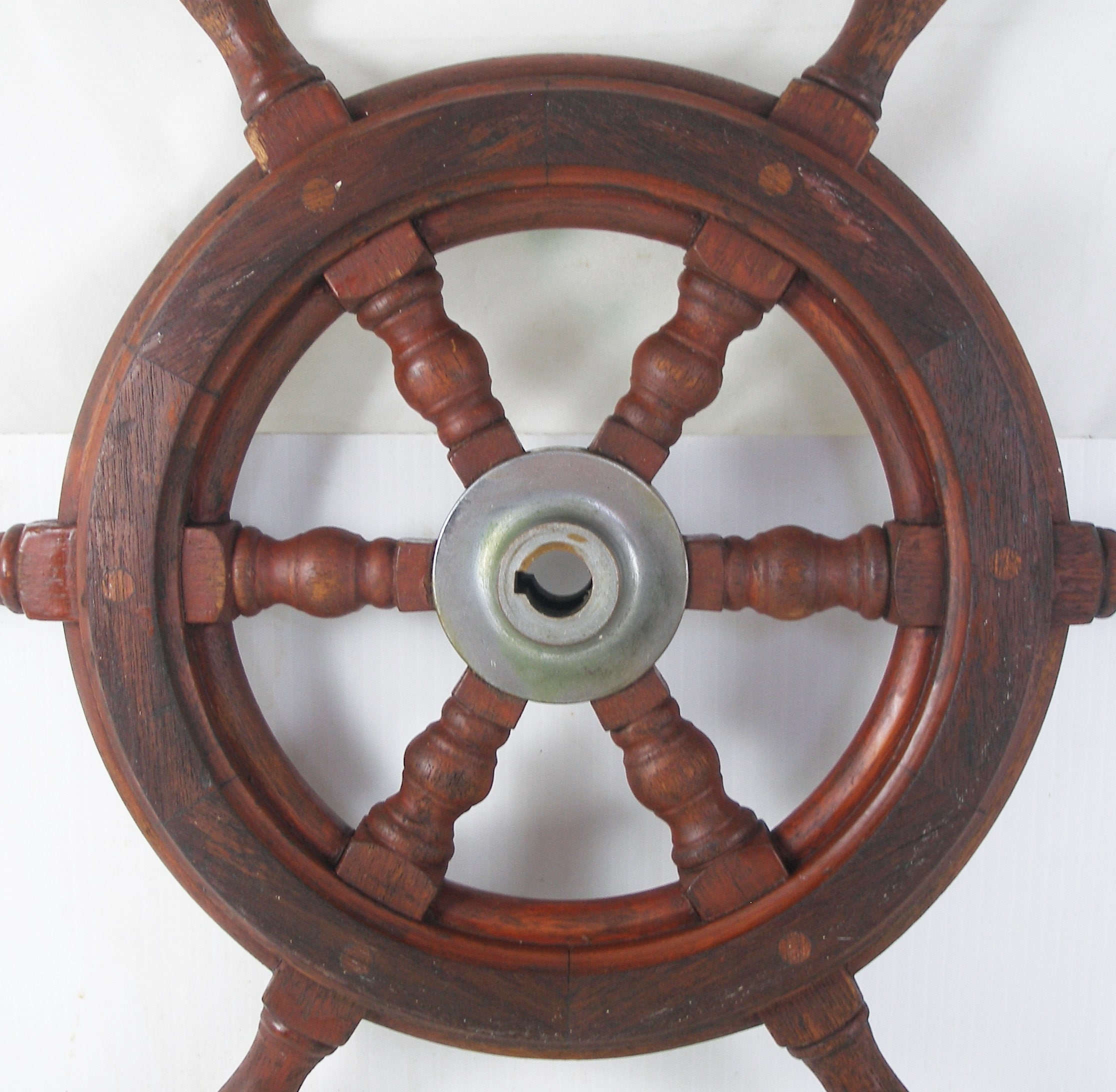 Antique Mahogany Helm Ship Wheel 20 , 1960's , Nautical Gift - Etsy