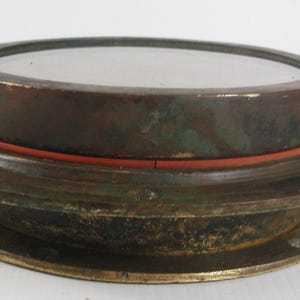 Vintage Bronze Porthole From Boat Built in 1928 , 6" Window, Nautical ...