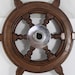 Antique Mahogany Helm Ship Wheel 17.5" , 1970's. Nautical Gift - Etsy