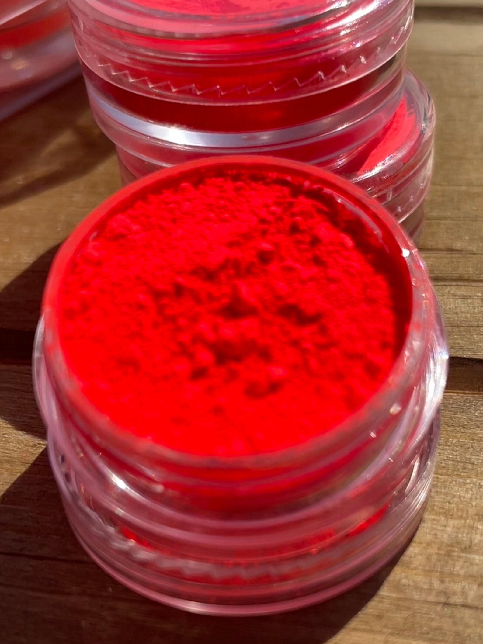 SUPER BRIGHT UV Glow Neon Red Eyeshadow Palette - Etsy