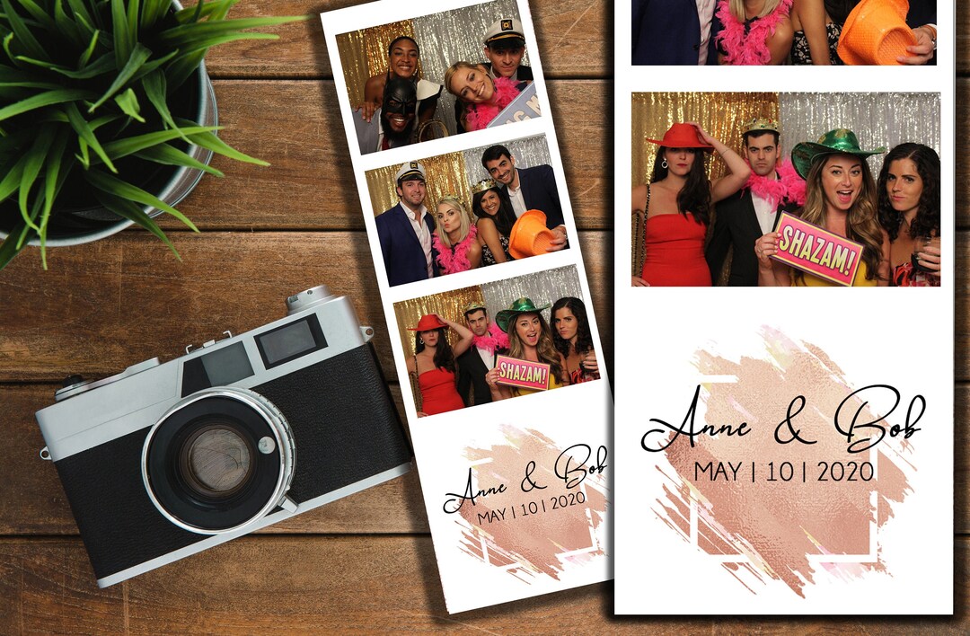 EDITABLE Photo Booth Template, Photo Booth Template, Customized Photo ...