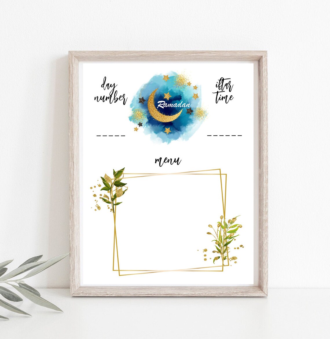 EDITABLE Ramadan Sign Iftar Menu Ramadan Menu Sign Ramadan - Etsy