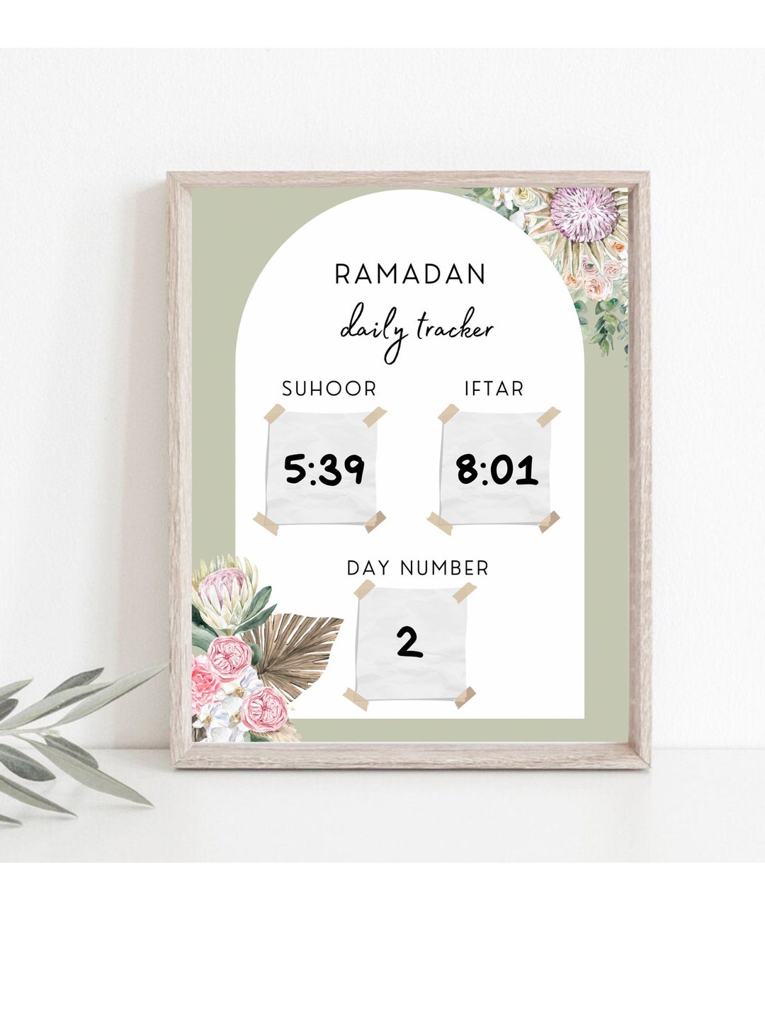 EDITABLE Ramadan Sign, Iftar Timetable Ramadan Timetable, Ramadan Decor ...
