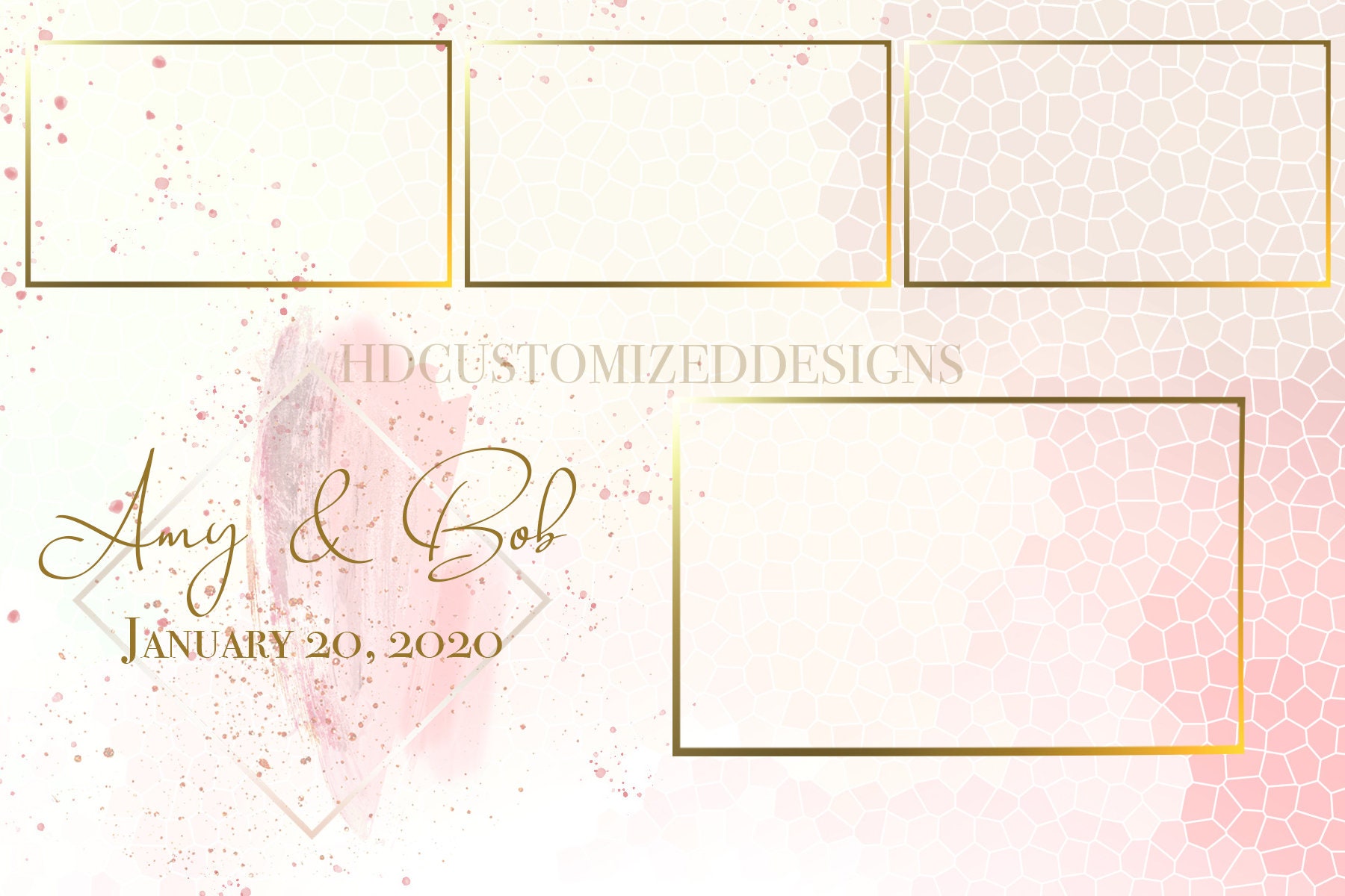 EDITABLE Photo Booth Template, Photo Booth Template, Customized Photo ...