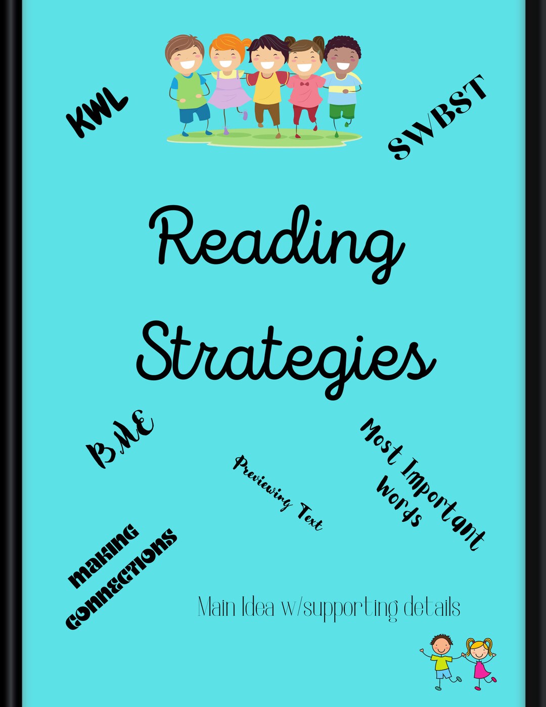 Reading Strategies Informational/to Do/home School/classroom/teacher - Etsy