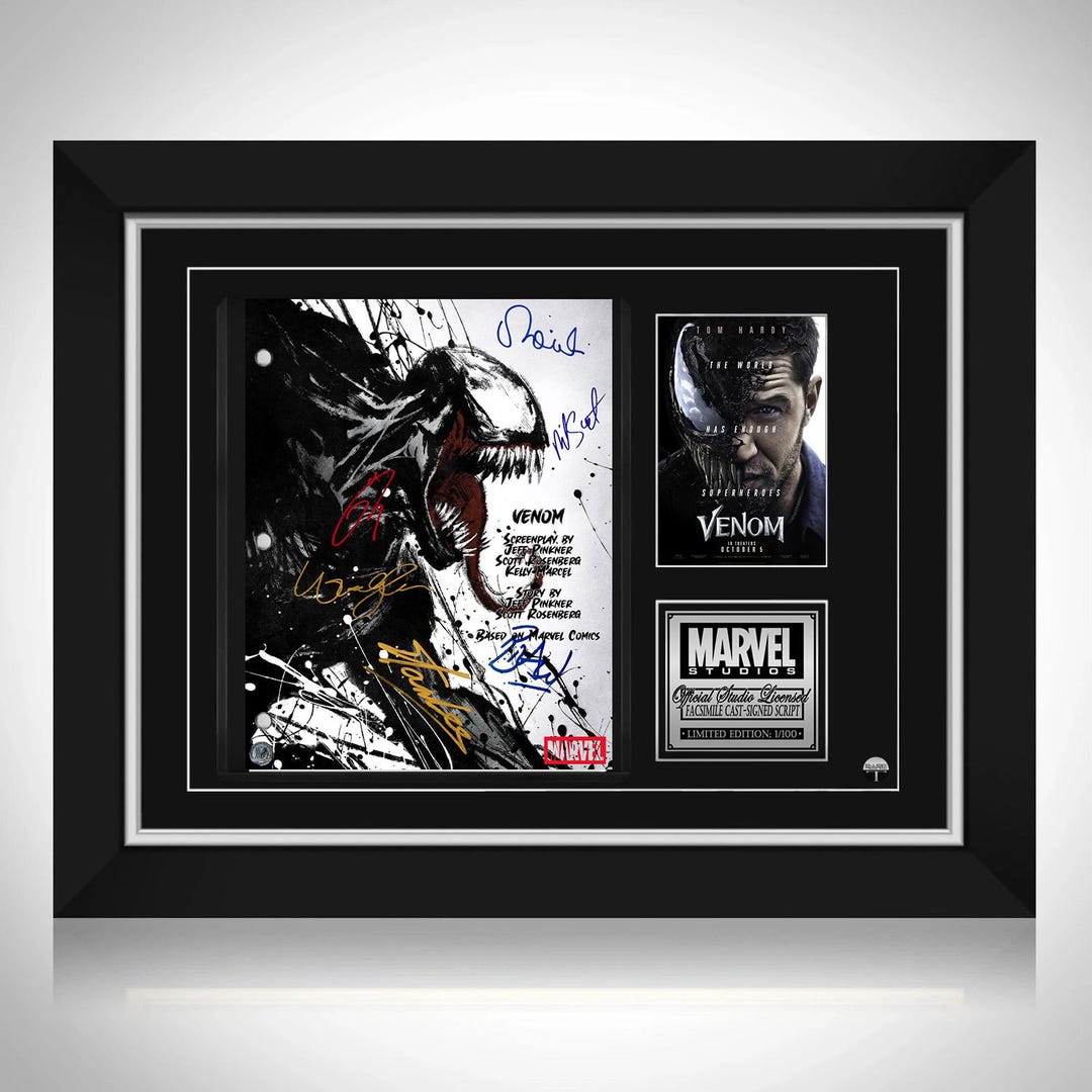 Venom Script Limited Signature Edition Custom Frame - Etsy