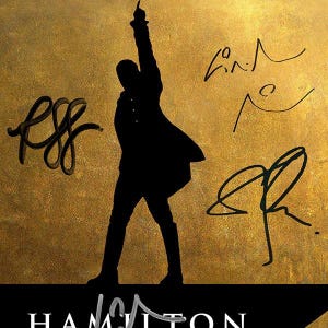 Hamilton Musical Script Limited Signature Edition Custom Frame - Etsy