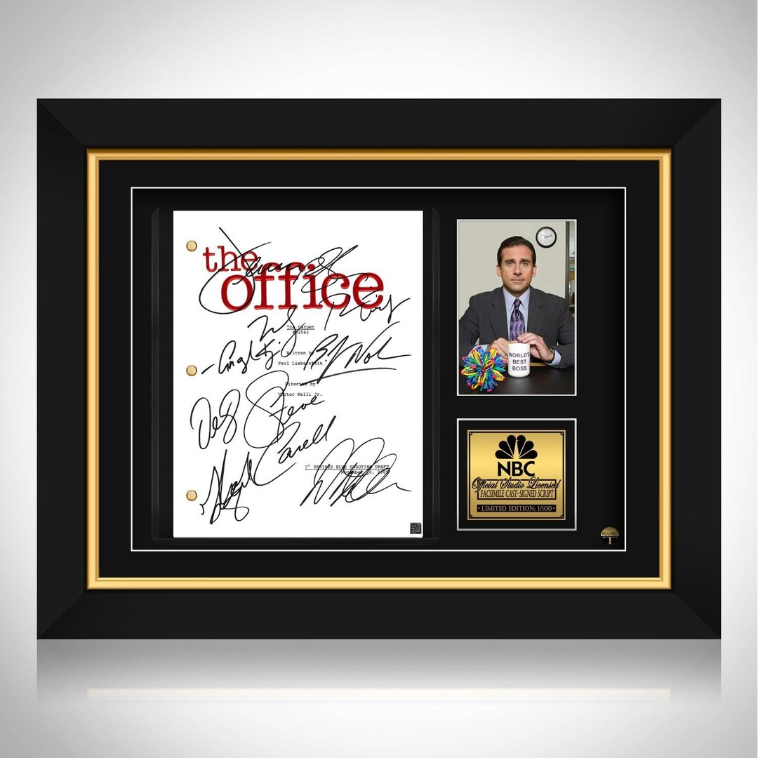 The Office Script Limited Signature Edition Custom Frame - Etsy