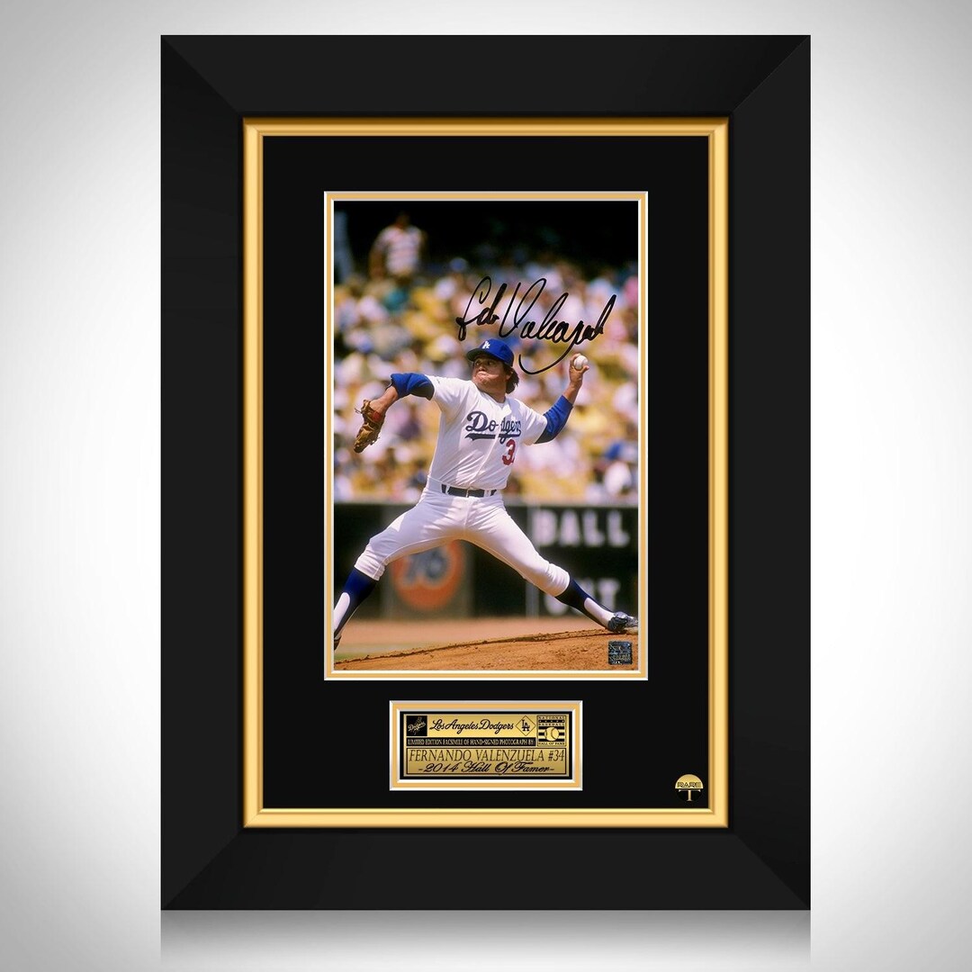 Fernando Valenzuela Los Angeles Dodgers Memorial Legend Photo Limited ...