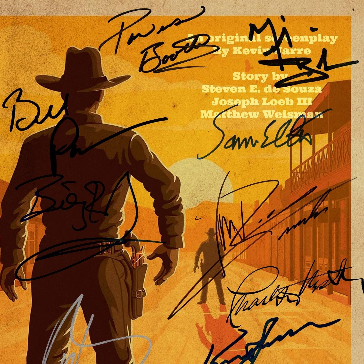 Tombstone Script Limited Signature Edition Custom Frame - Etsy