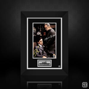 The Godfather Marlon Brando & Al Pacino Photo Limited Signature Edition ...