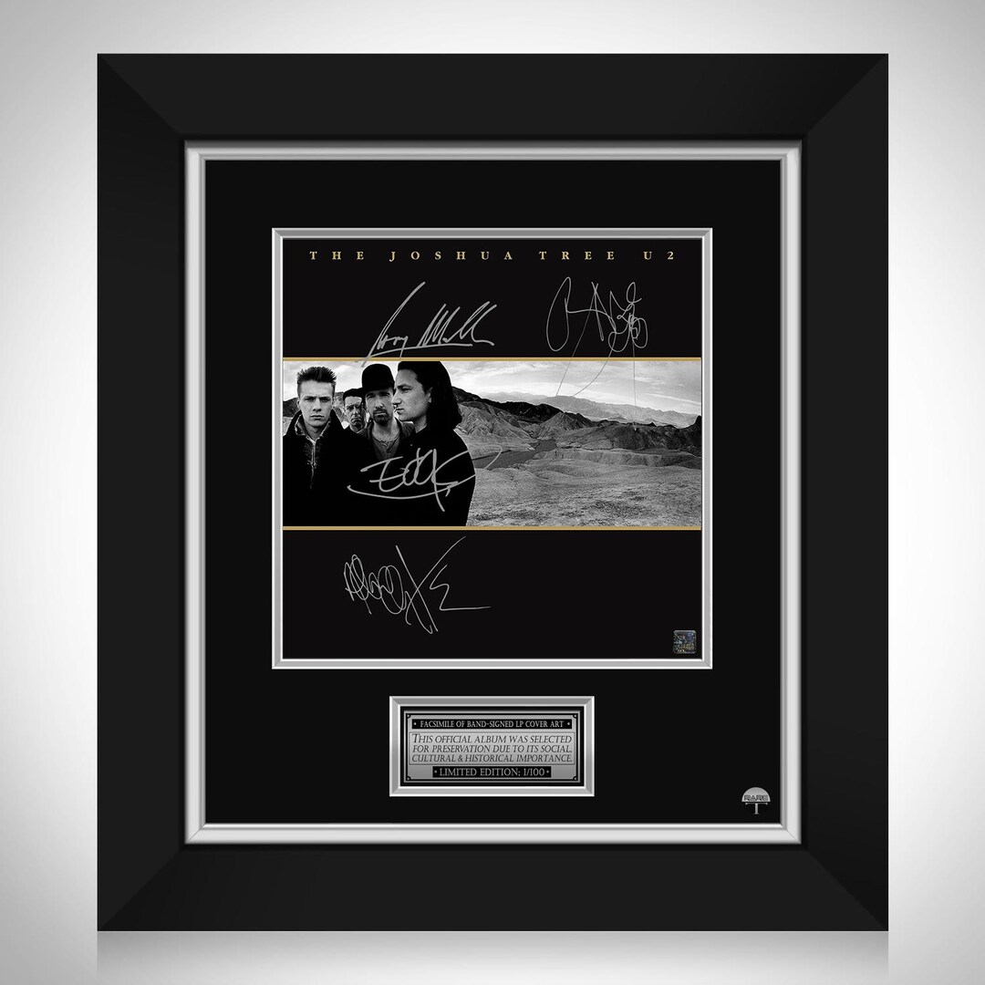U2 - the Joshua Tree LP Cover Limited Signature Edition Custom Frame - Etsy