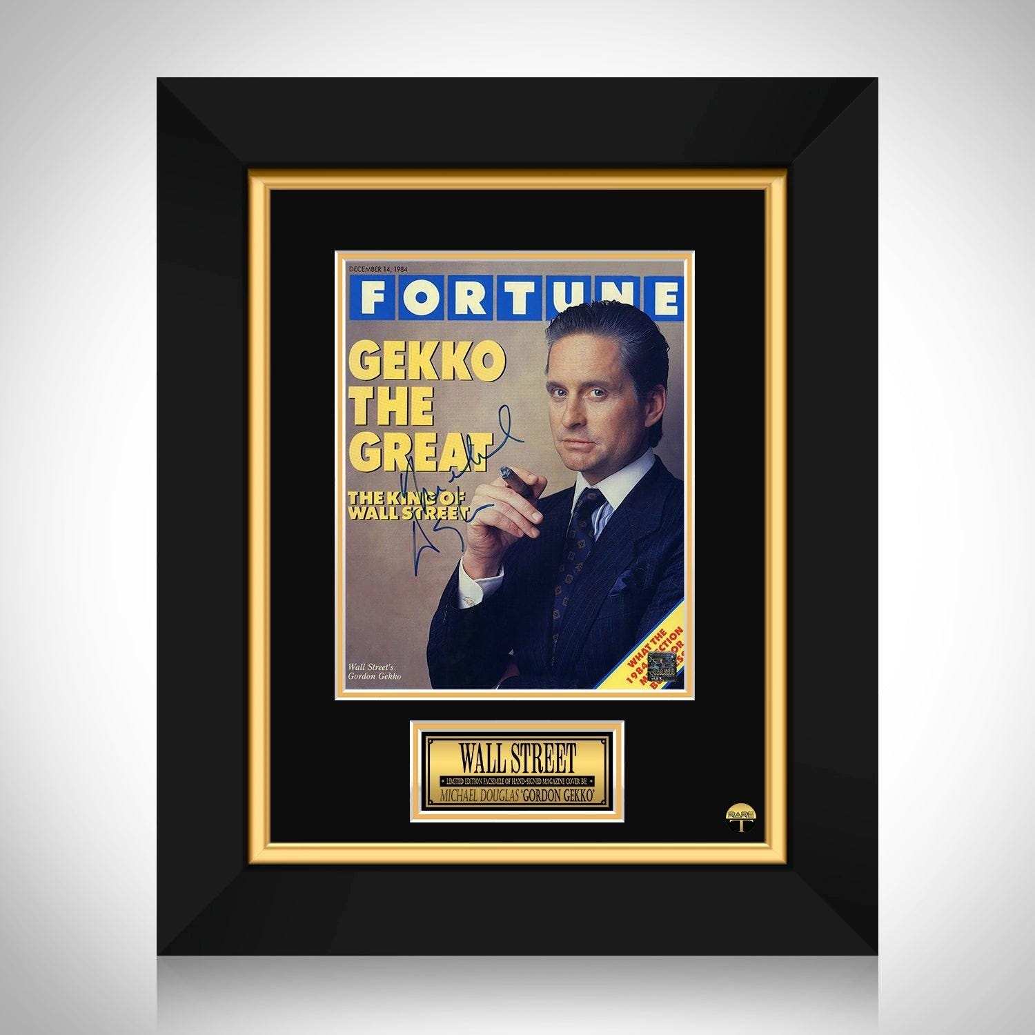 Wall Street Gordon Gekko Fortune Photo Limited Signature Edition Custom ...