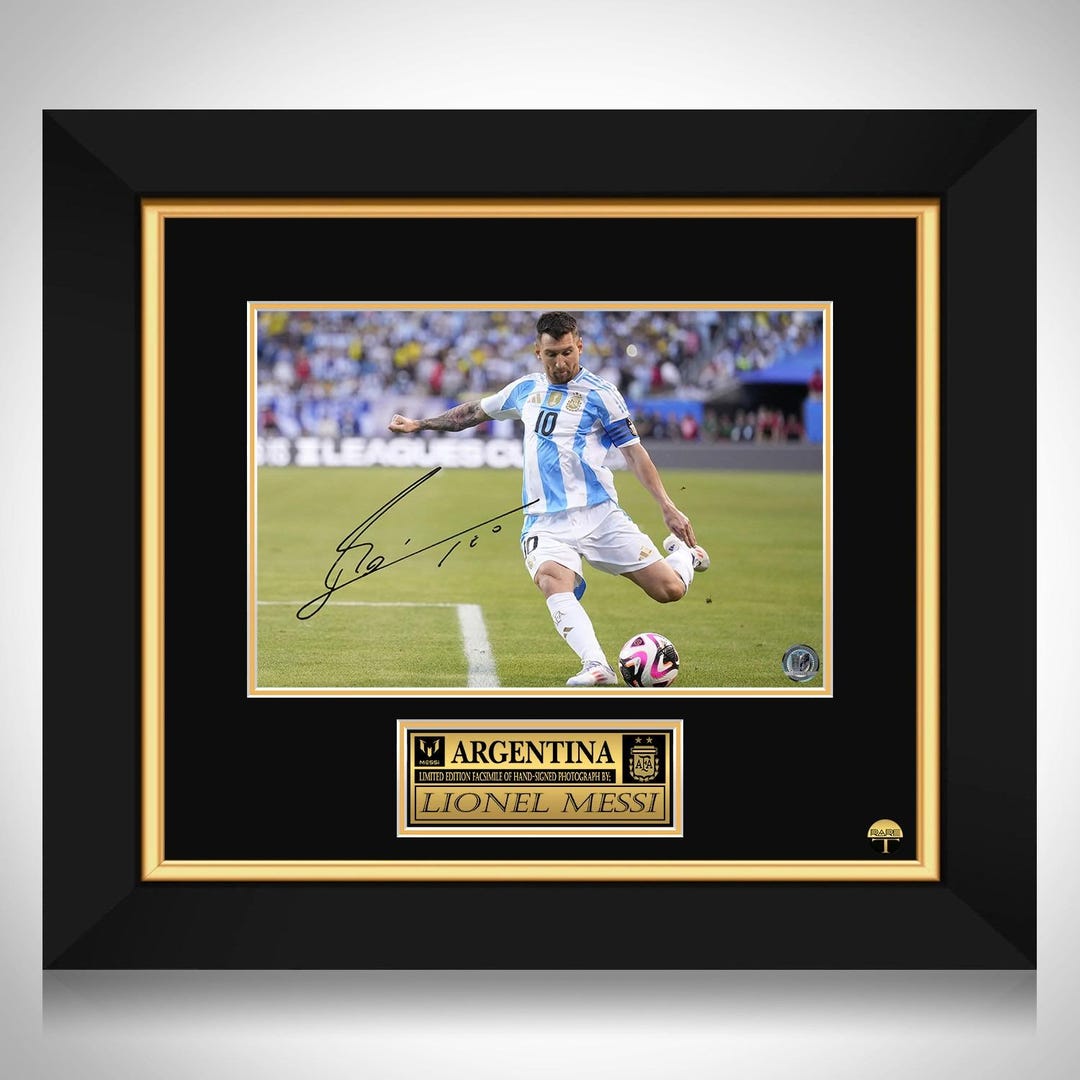 Lionel Messi Argentina 2024 Photo Limited Signature Edition Custom ...