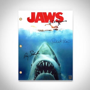 Jaws Movie Script Limited Signature Edition Custom Frame - Etsy