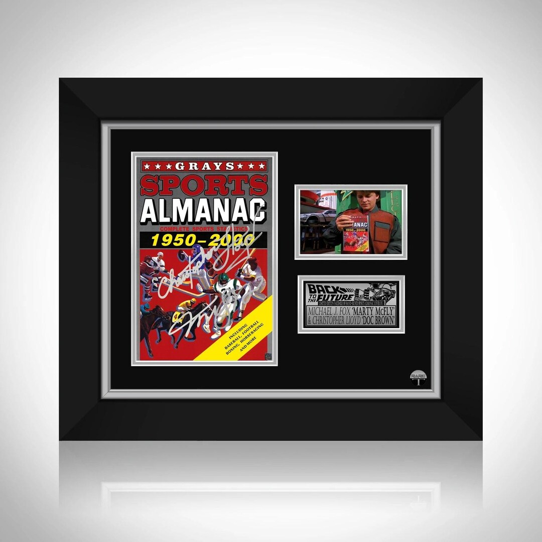Back to the Future Sports Almanac Photo Limited Signature Edition ...