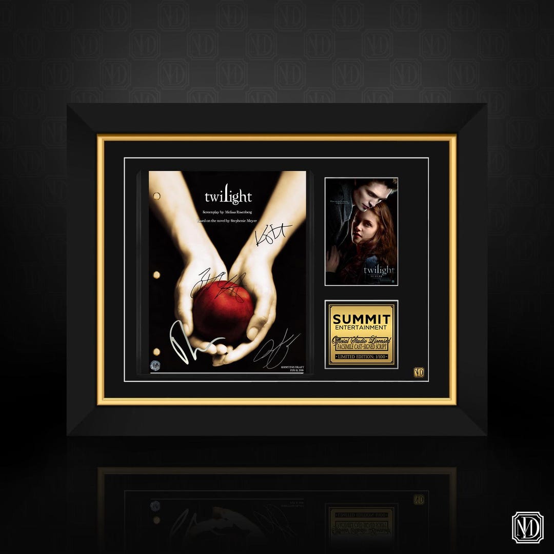 Twilight Script Limited Signature Edition Custom Frame - Etsy