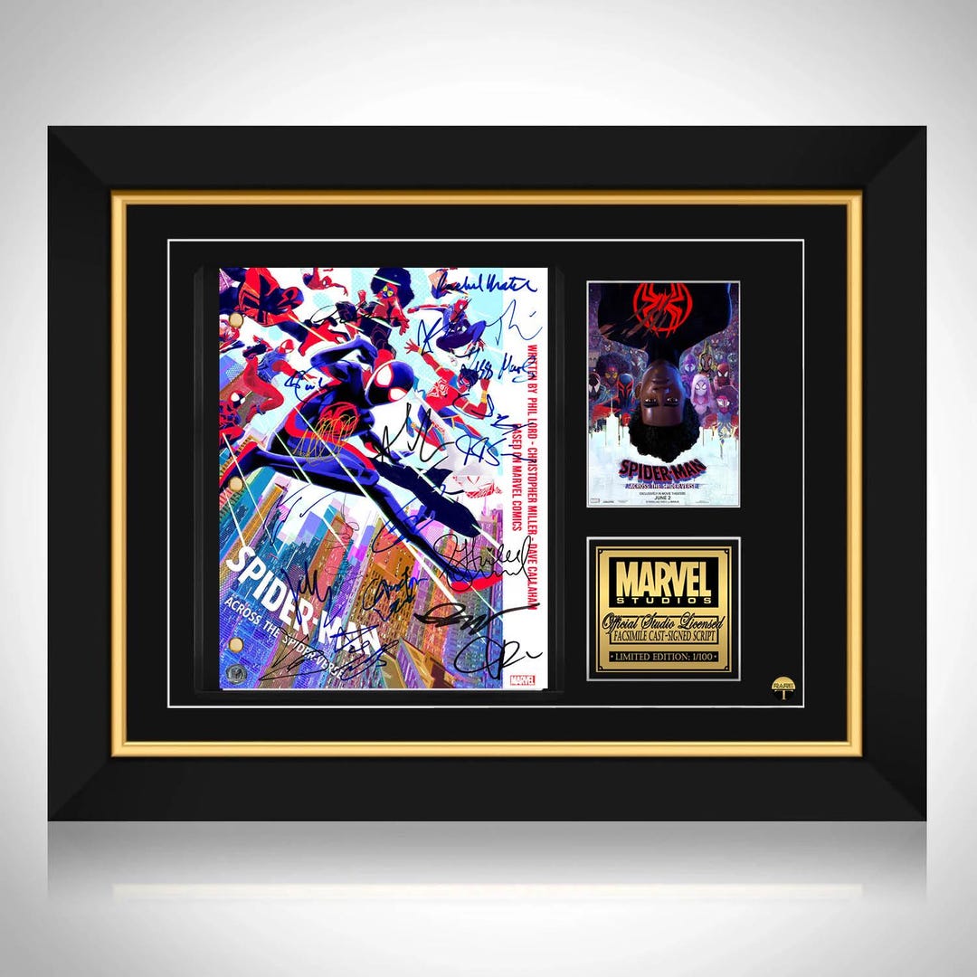 Spider-man: Across the Spider-verse Script Limited Signature Edition ...