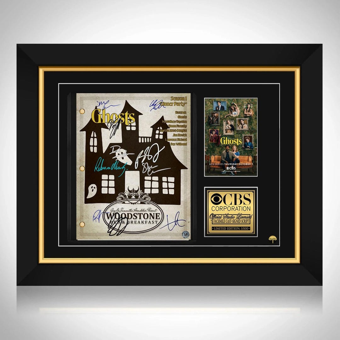 Ghosts Transcript Limited Signature Edition Custom Frame - Etsy