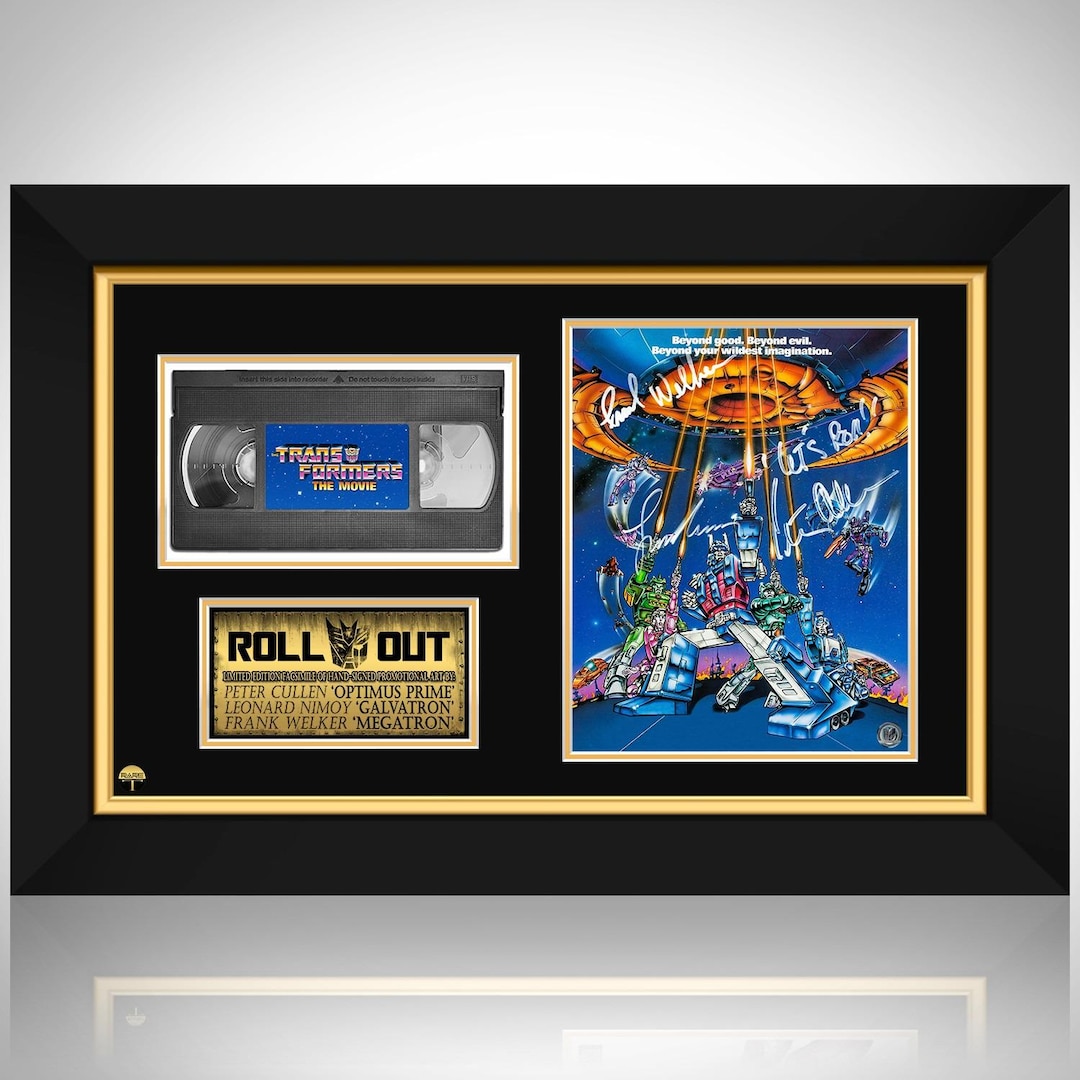 Transformers the Movie 1986 Photo & VHS Limited Signature Edition ...
