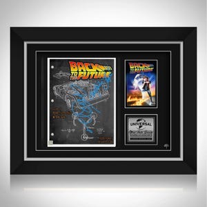Back to the Future Script Limited Signature Edition Custom Frame - Etsy