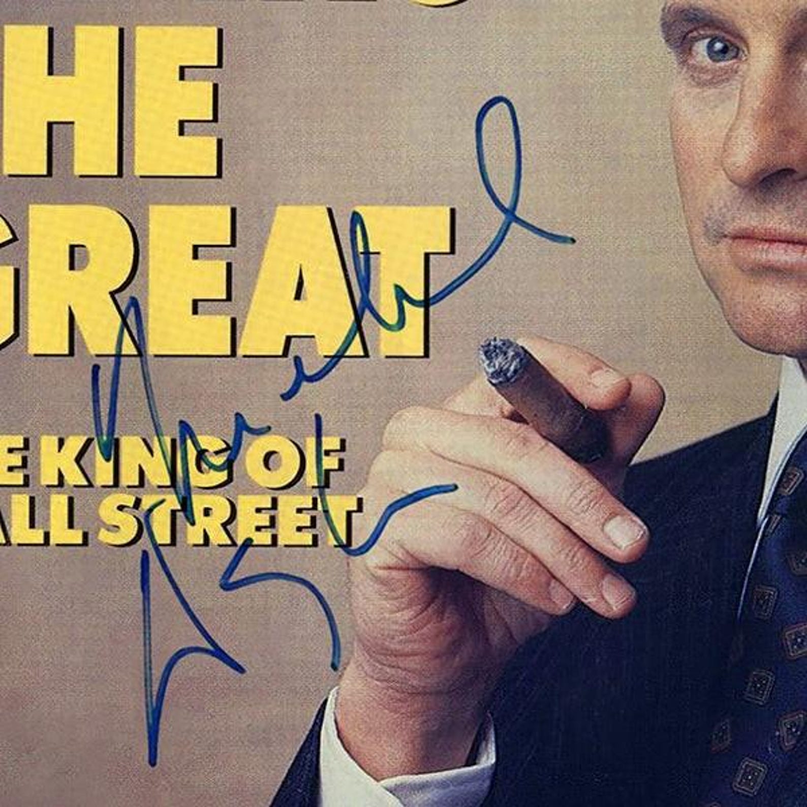 Wall Street Gordon Gekko Fortune Photo Limited Signature Edition Custom ...