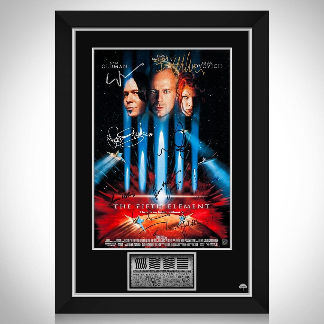The Fifth Element Mini Poster Limited Signature Edition Custom Frame - Etsy