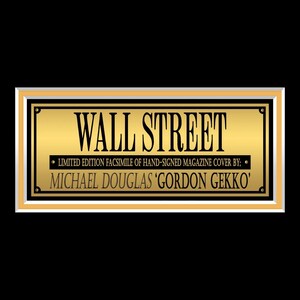 Wall Street Gordon Gekko Fortune Photo Limited Signature Edition Custom ...