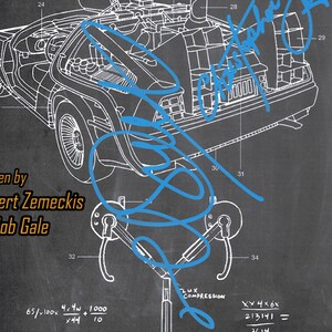 Back to the Future Script Limited Signature Edition Custom Frame - Etsy