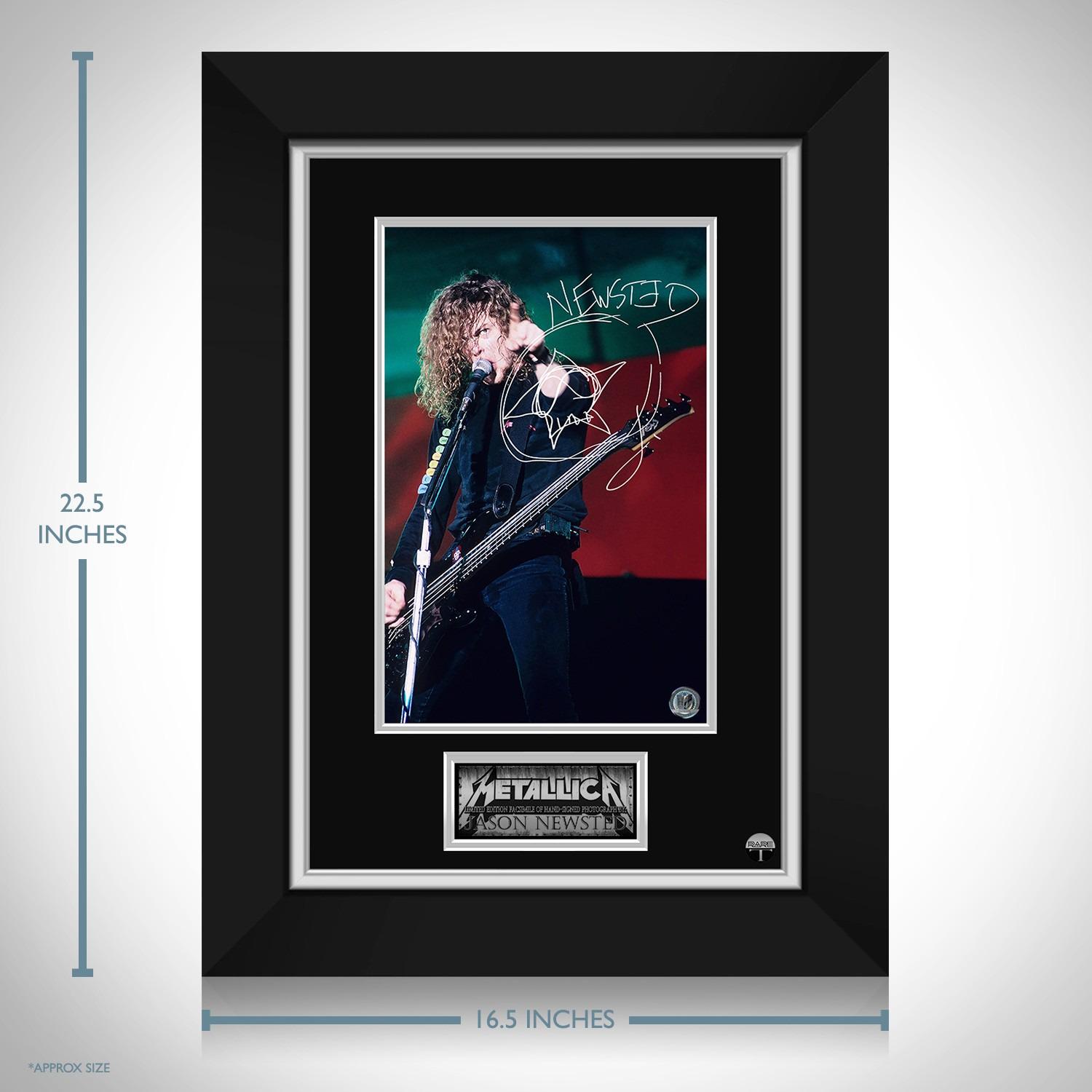 Metallica Jason Newsted Legend Photo Limited Signature Edition Custom ...