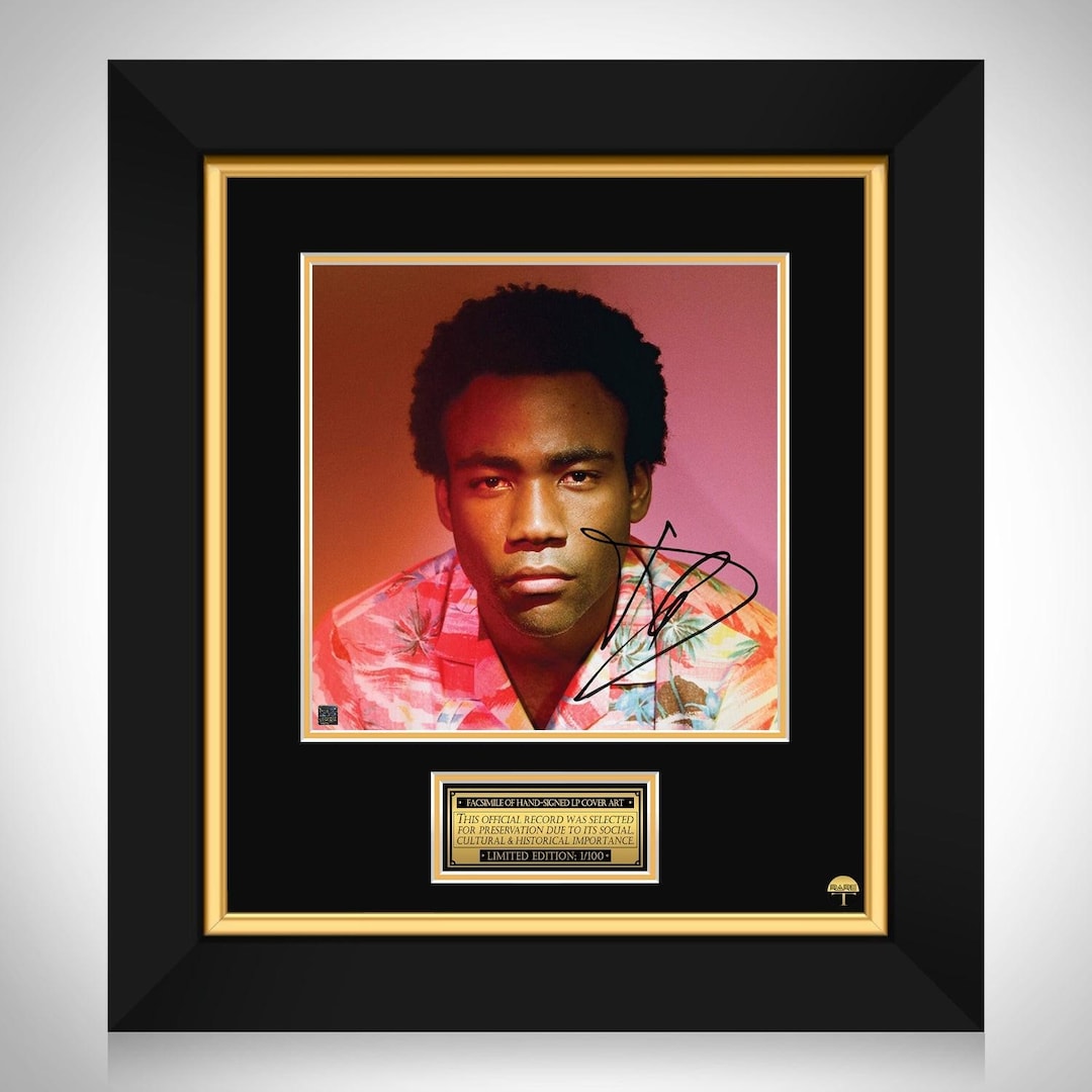 Childish Gambino - Because the Internet LP Cover Limited Signature ...