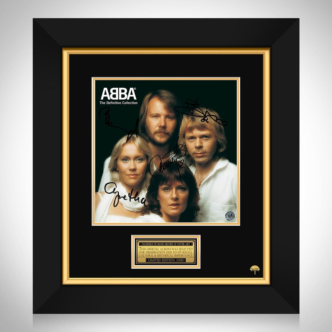 ABBA - the Definitive Collection LP Cover Limited Signature Edition Custom Frame - Etsy