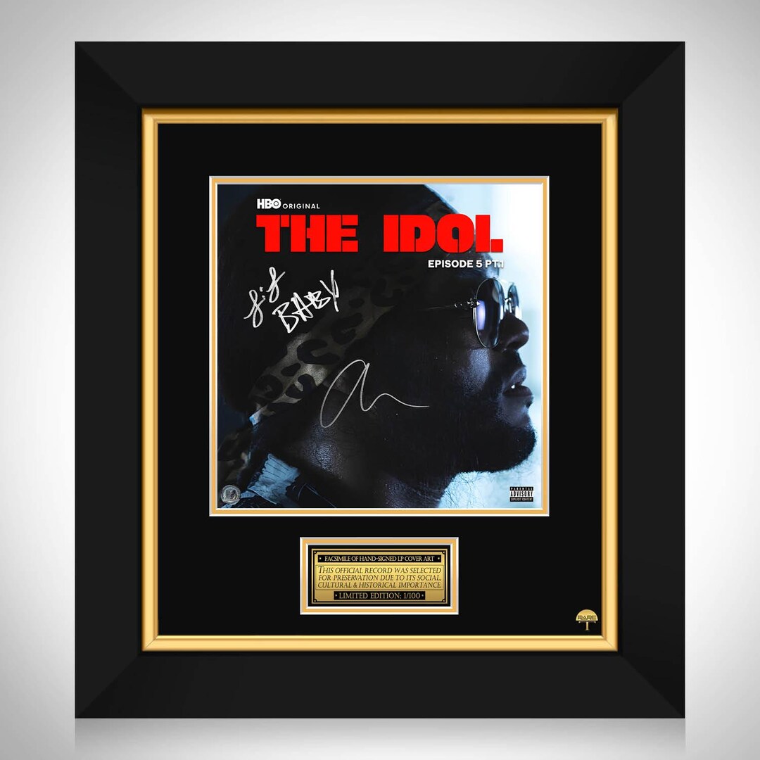 The Weeknd - the Idol Episode 5 Part 1 LP Cover Limited Signature ...