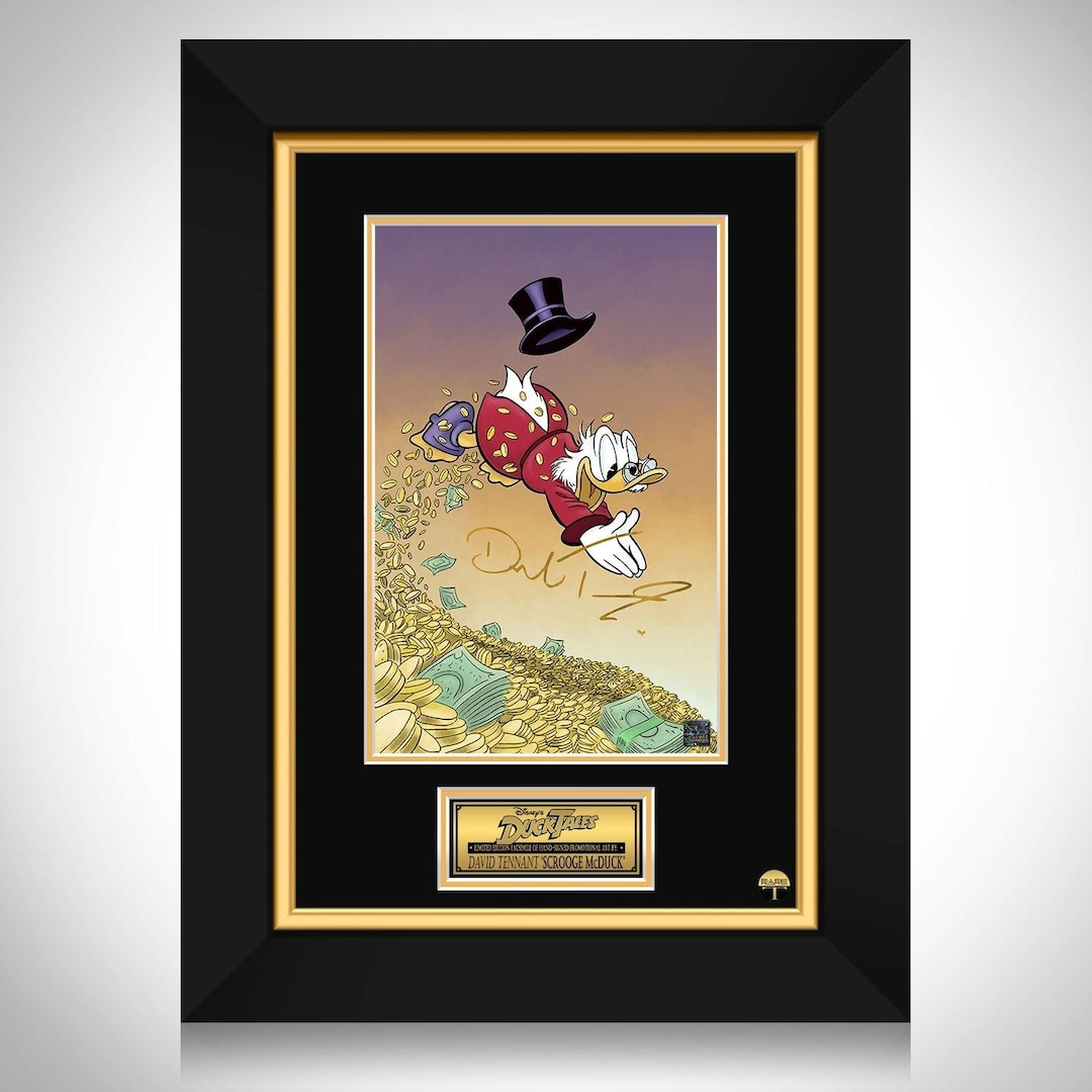Duck Tales - Scrooge Mcduck Promotional Art Limited Signature Edition ...