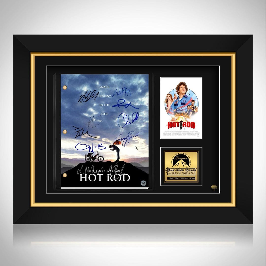 Hot Rod Script Limited Signature Edition Custom Frame - Etsy