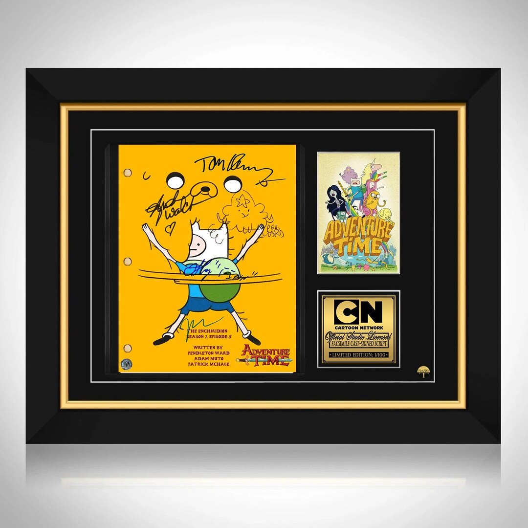 Adventure Time Script Limited Signature Edition Custom Frame - Etsy