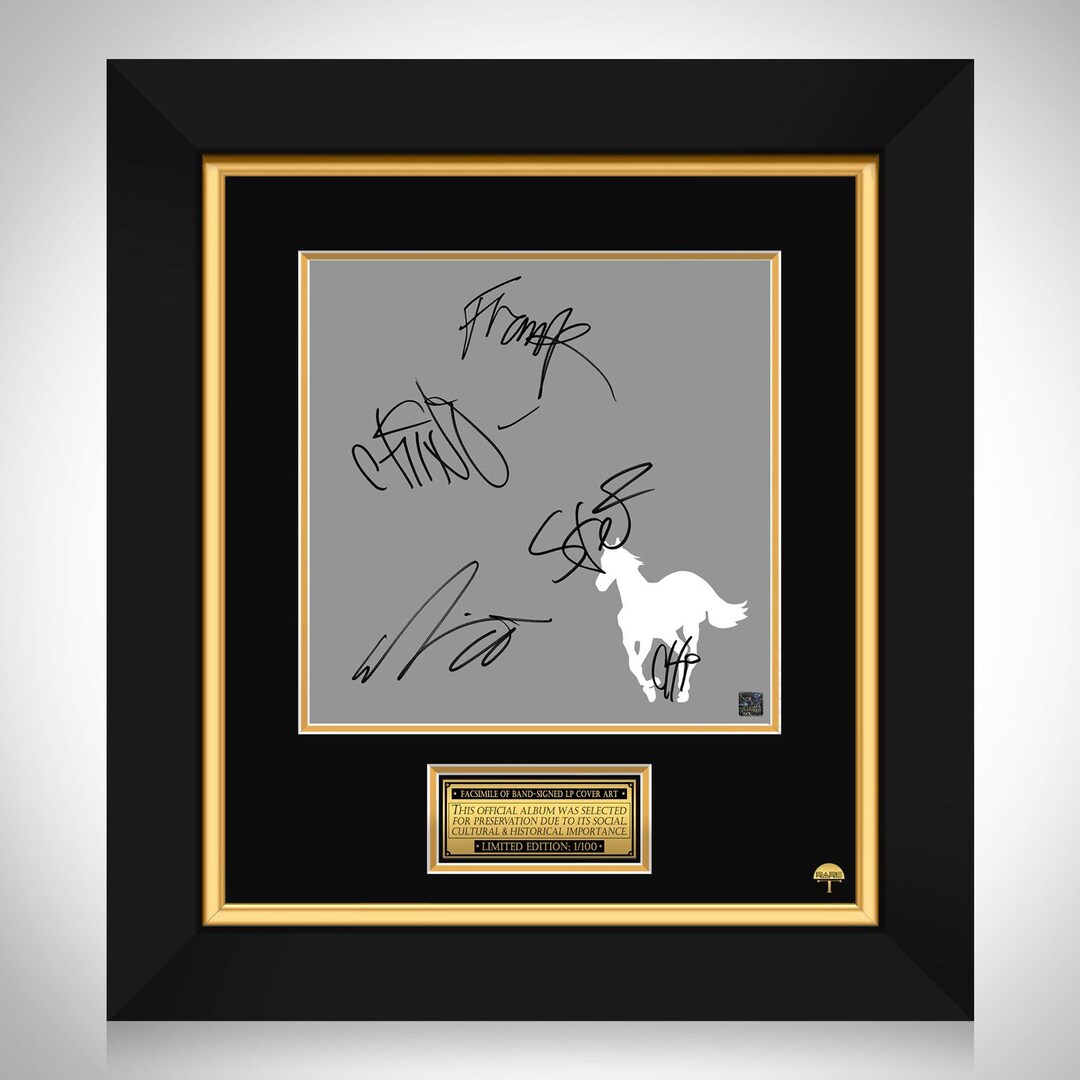 Deftones - White Pony LP Cover Limited Signature Edition Custom Frame ...