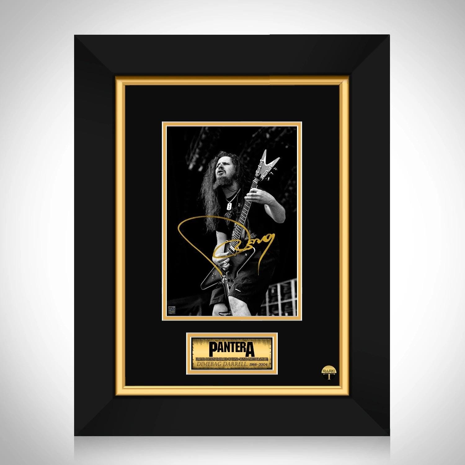 Pantera Dimebag Darrell Memorial Photo Limited Signature Edition Custom ...
