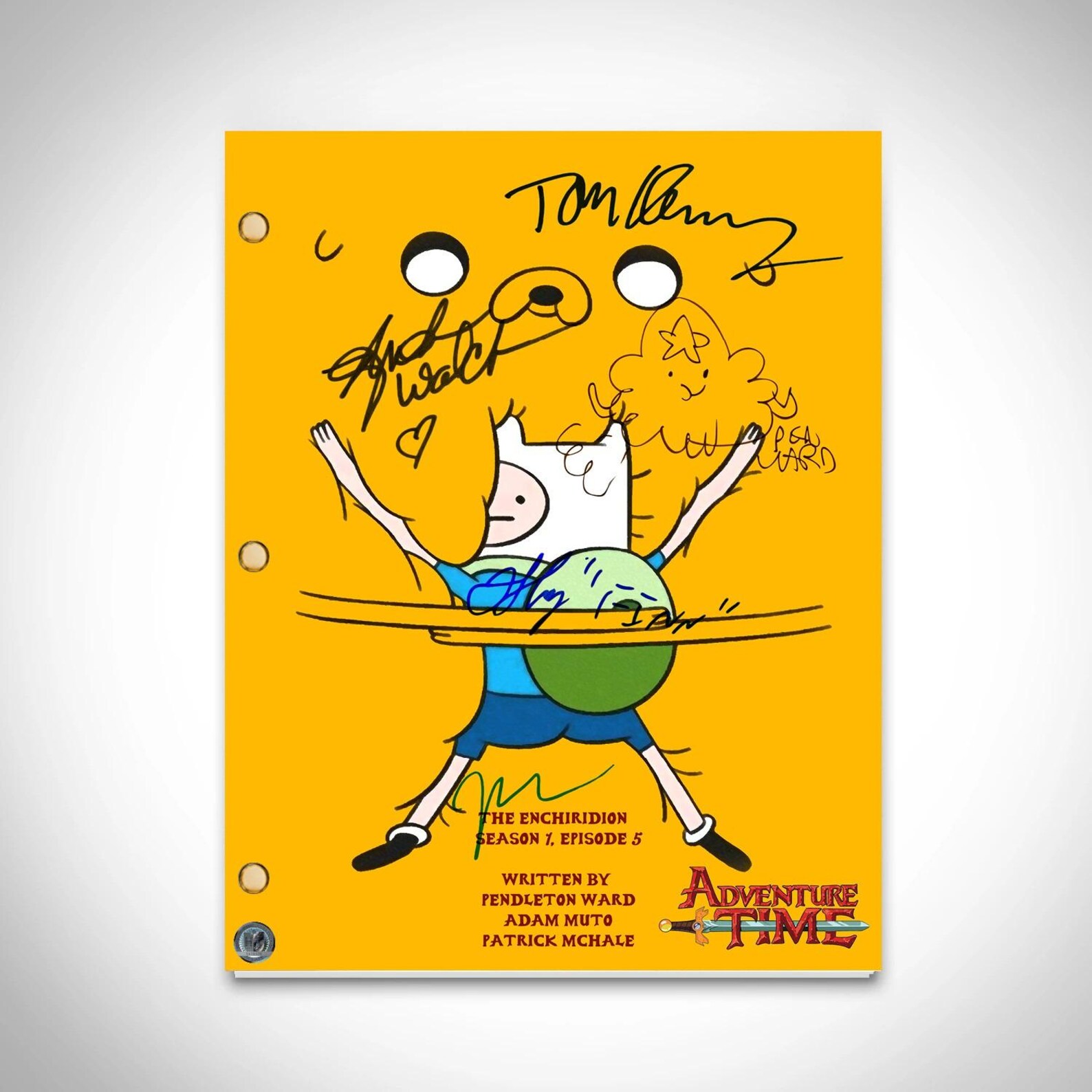 Adventure Time Pilot Script Limited Signature Edition - Etsy