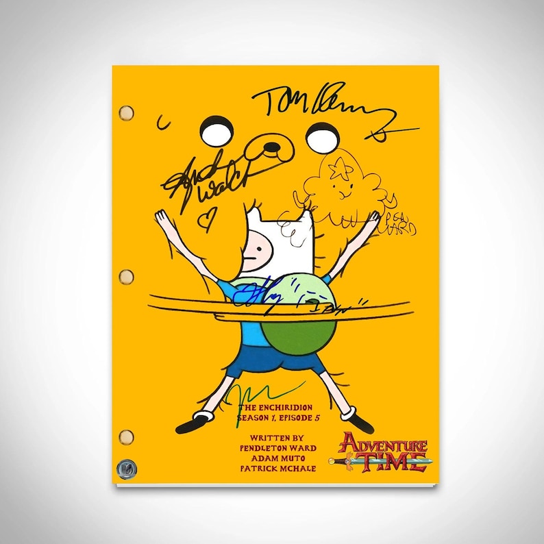Adventure Time Pilot Script Limited Signature Edition - Etsy