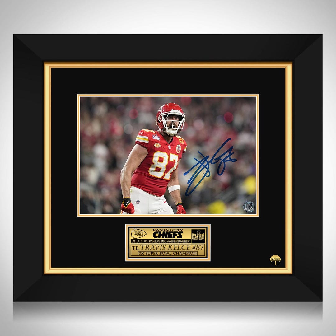 Kansas City Chiefs - Travis Kelce Photo Limited Signature Edition ...