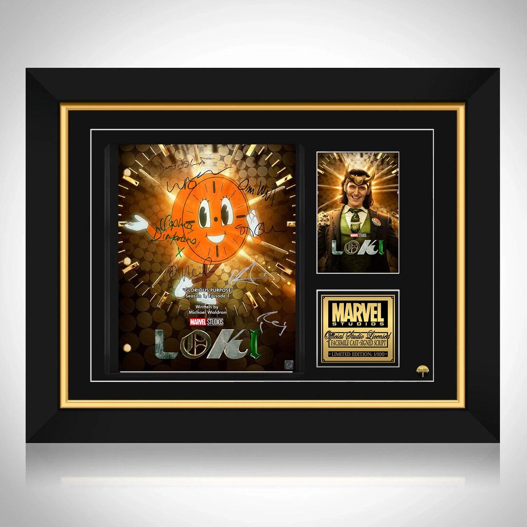 Loki Script Limited Signature Edition Custom Frame - Etsy