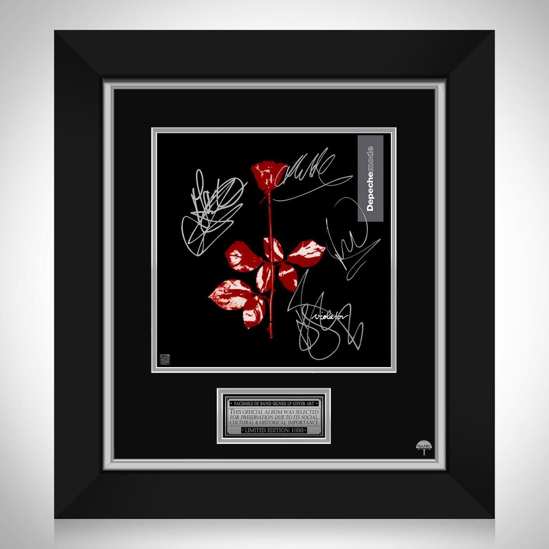 Ready to Ship! Depeche Mode Violator LP Cover PLATINUM Limited ...