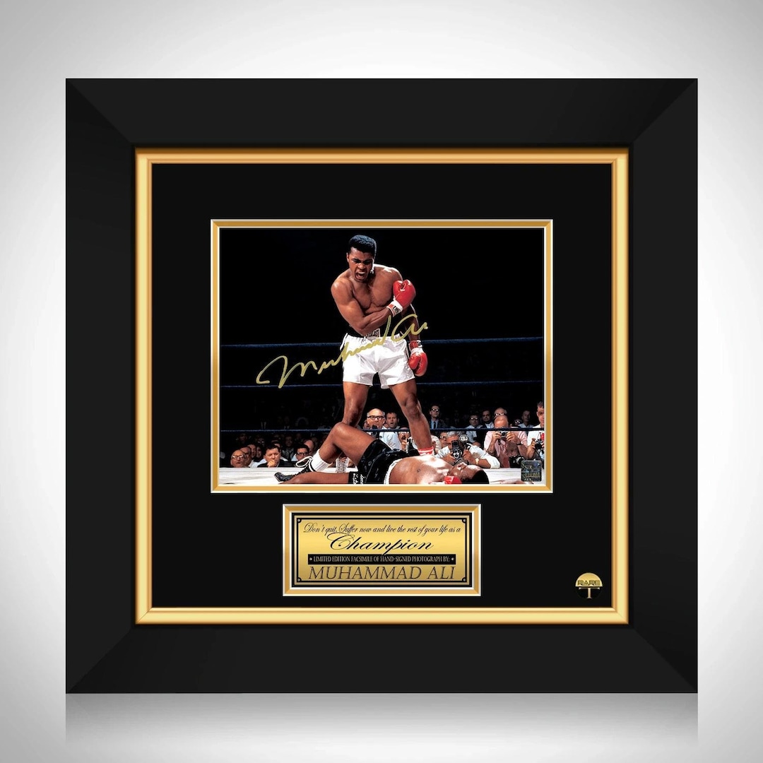 Muhammad Ali Liston K.O Photo Limited Signature Edition Custom Frame - Etsy
