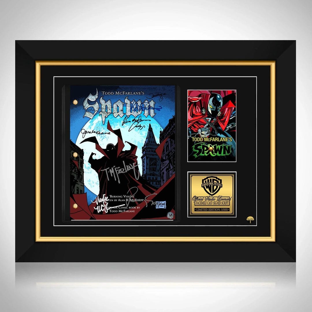 Spawn Animated Series Transcript Limited Signature Edition Custom Frame ...