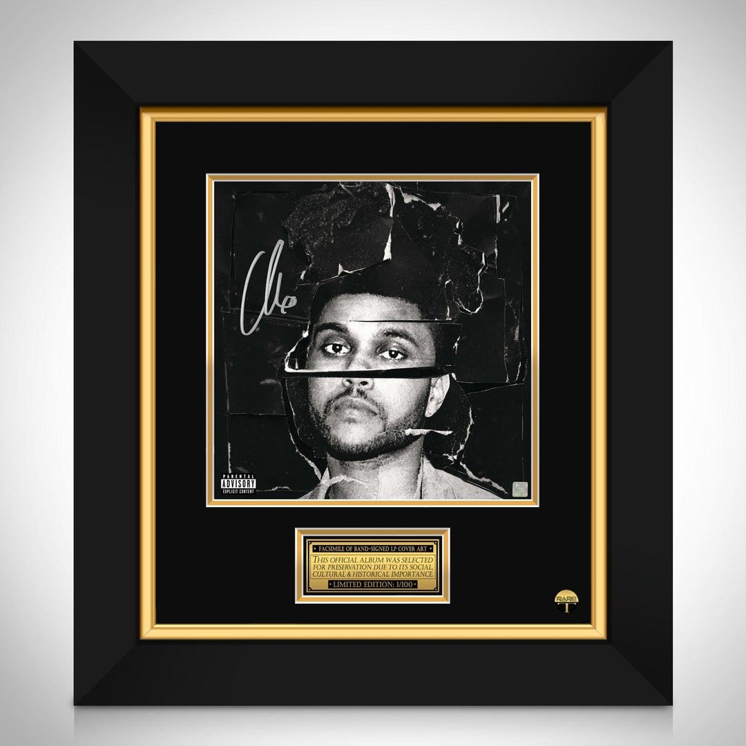 The Weeknd Beauty Behind the Madnesslimited Signature Edition LP Cover ...