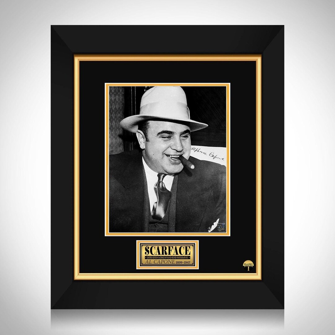 Al Capone Legend Photo Limited Signature Edition Custom Frame - Etsy