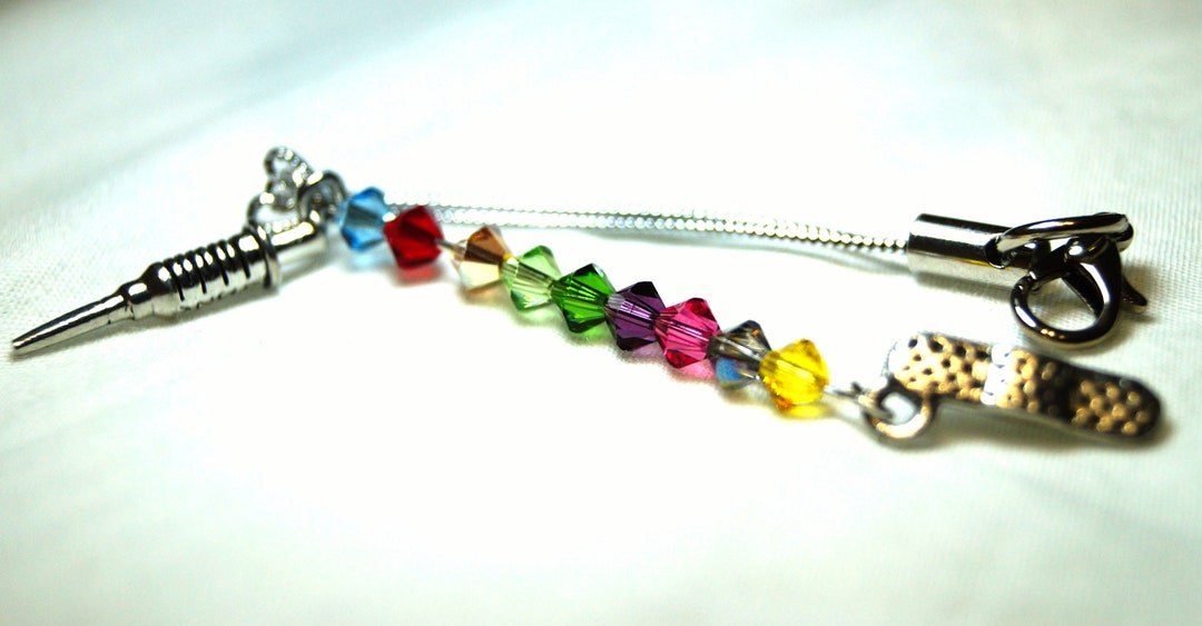 Order of Draw Charm With Hep Syringe and Bandaid 4mm Swarovski - Etsy